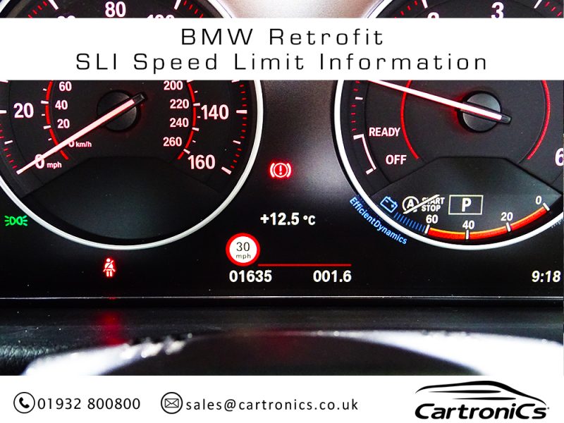Speed Limit Information Retrofit BMW 3 Series F30 – Cartronics