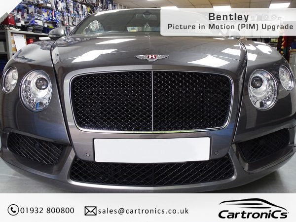 Bentley with integrated TV, DVD, Bluetooth and DAB
