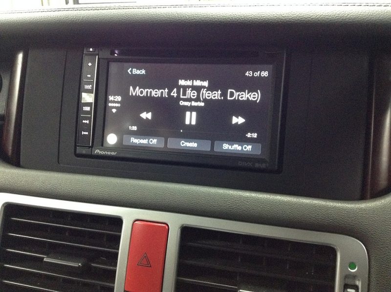 RangeRover L322 double din navigation