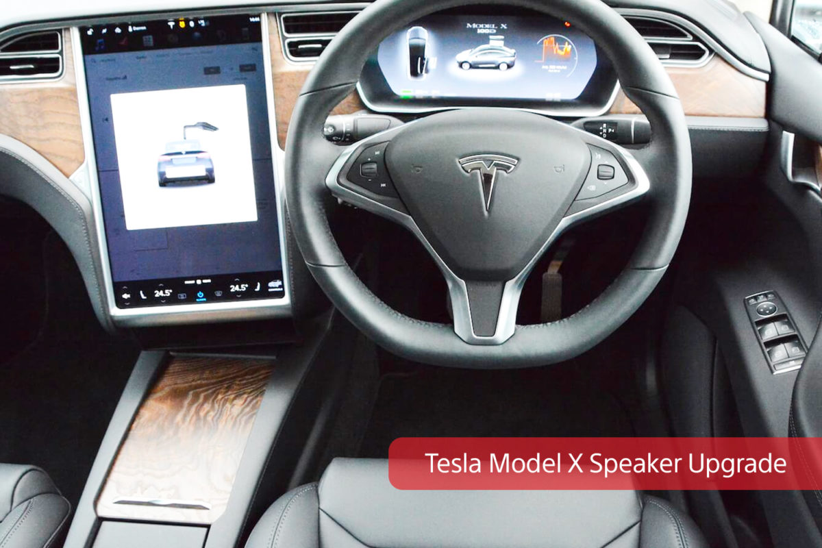 Tesla Model X Speaker Upgrade