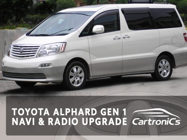 Toyota Alphard Gen 1 2002 2005 DAB Navi Upgrade – Cartronics