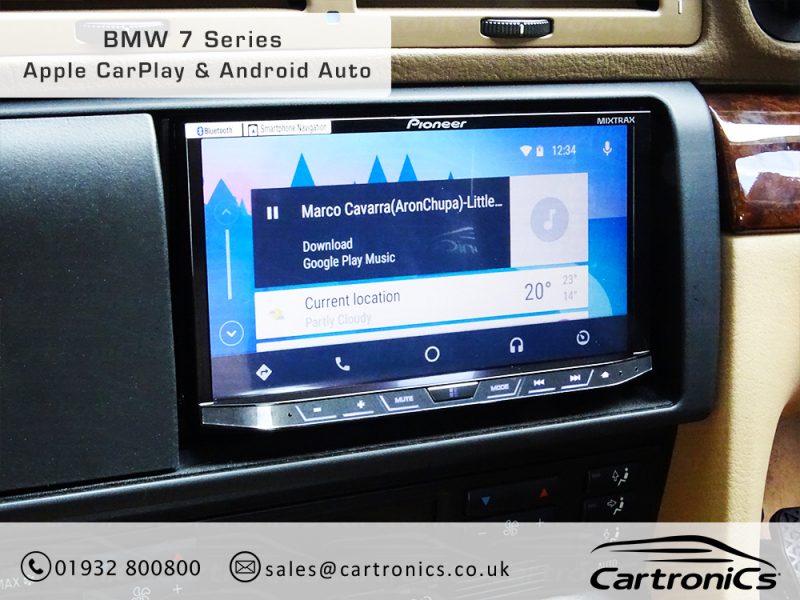 BMW 7 Series E38 Double Din Radio Nav Upgrade