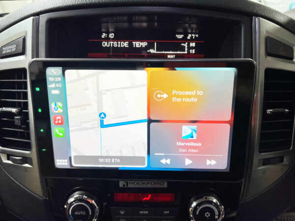 Mitsubishi Shogun Radio Upgrade with Apple CarPlay